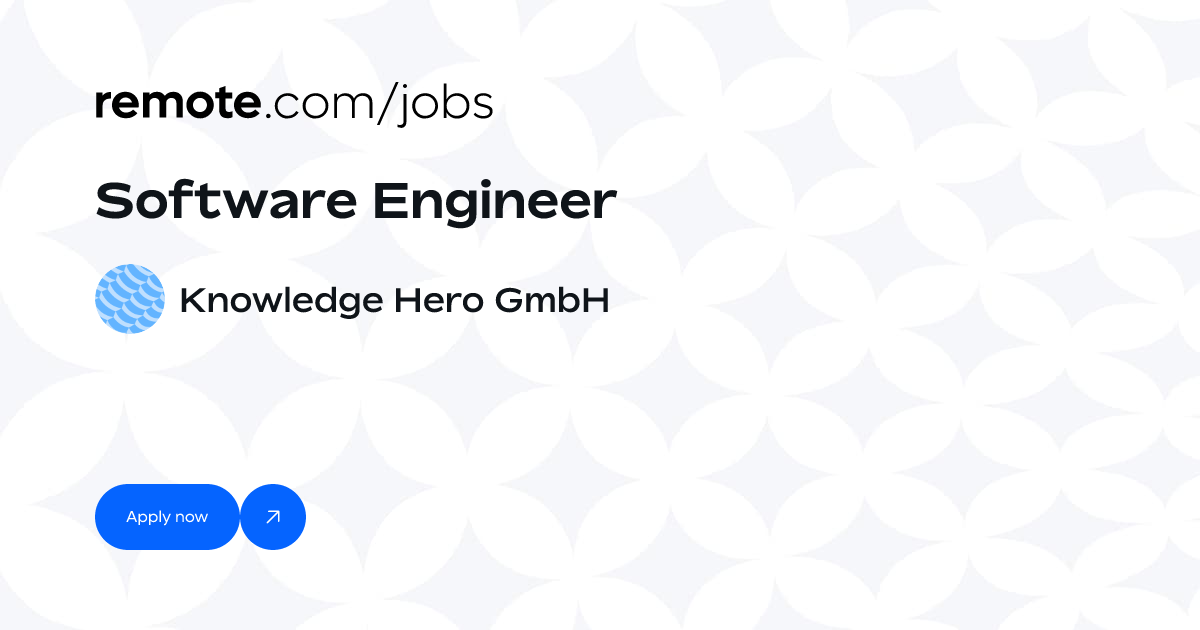 Software Engineer at Knowledge Hero GmbH | Remote