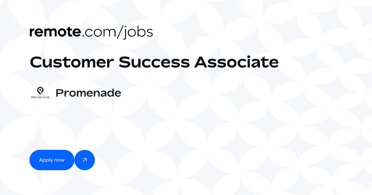 Promenade Customer Success Associate